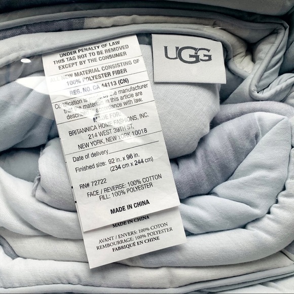 UGG | Bedding | Ugg Plaid Comforter Set Queen Size | Poshmark